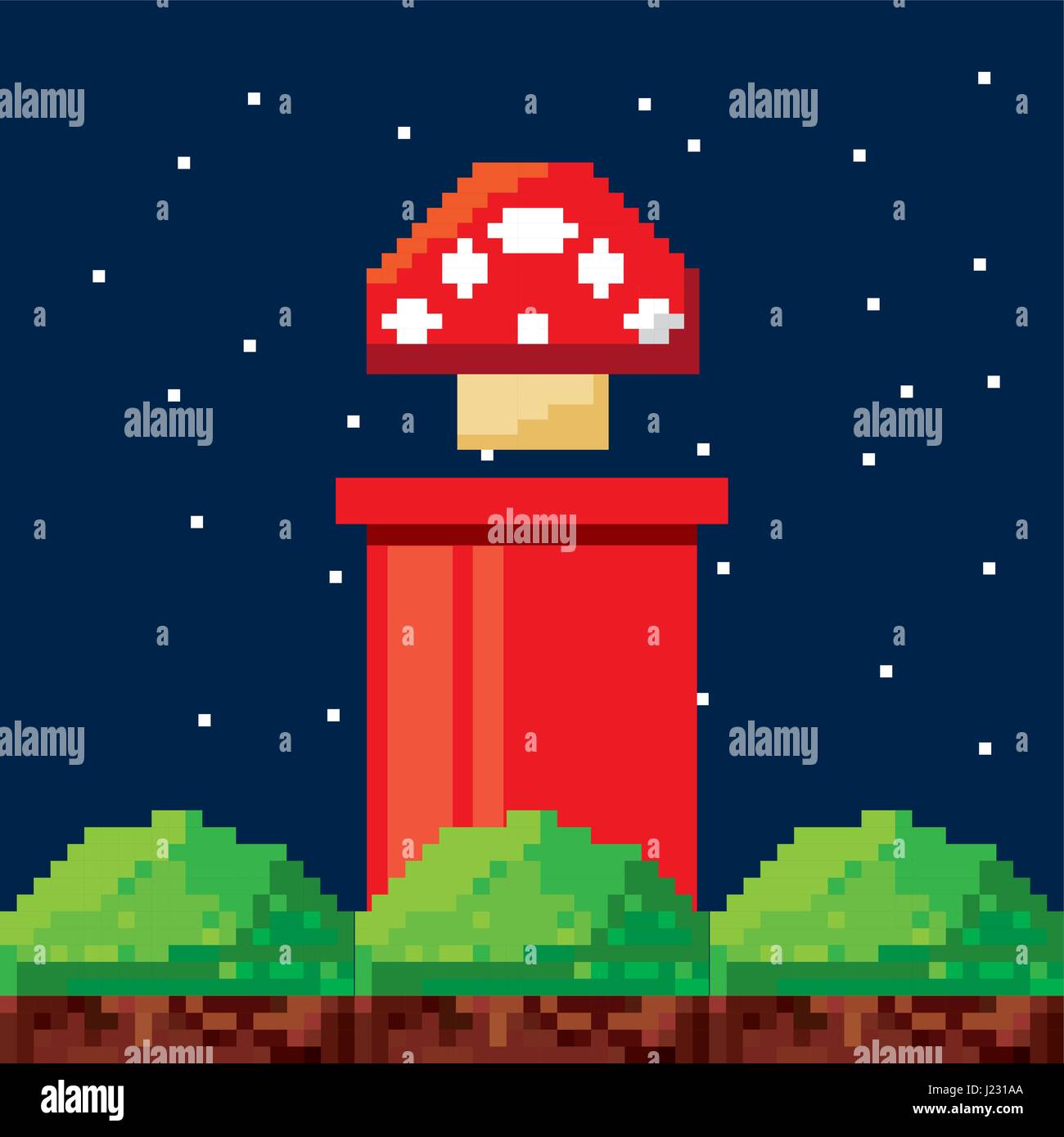 pixelated video game icons Stock Vector Image & Art - Alamy