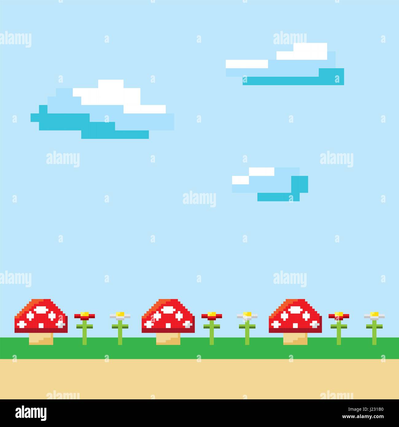 pixelated video game icons Stock Vector Image & Art - Alamy