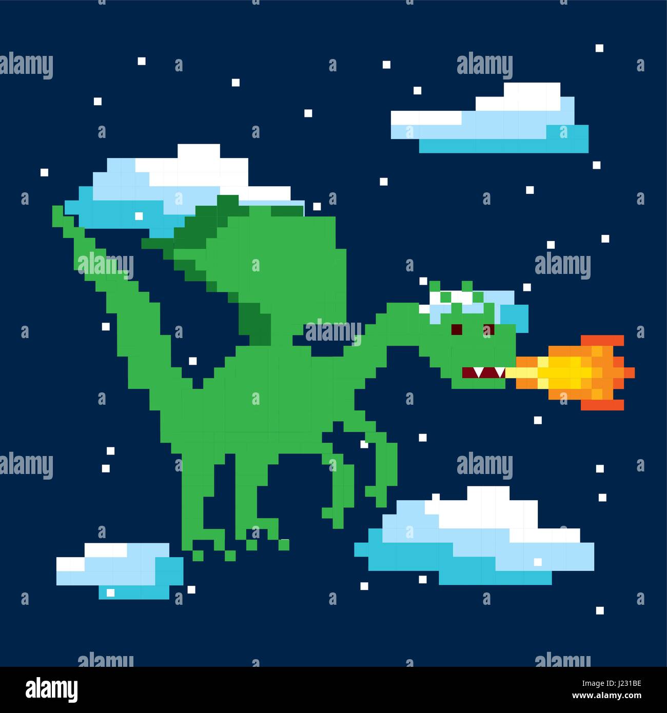 pixelated video game icons Stock Vector Image & Art - Alamy