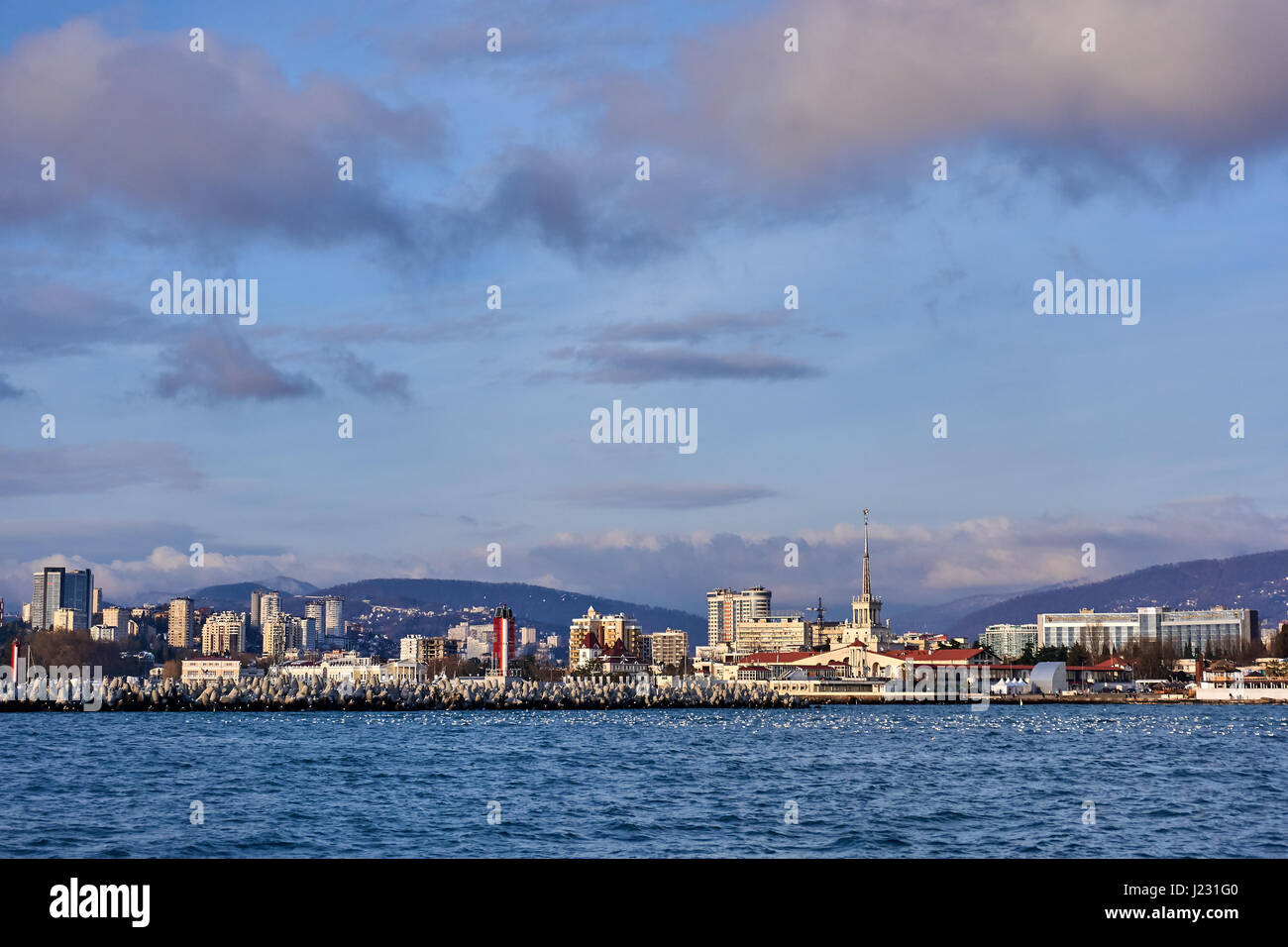 SOCHI, RUSSIA - Sea Port of Sochi Stock Photo - Alamy