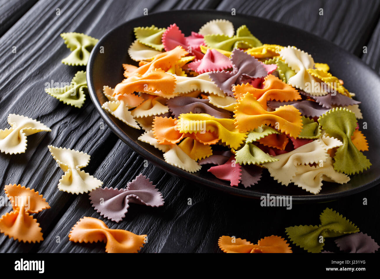 Beautiful italian uncooked colored hi-res stock photography and images ...