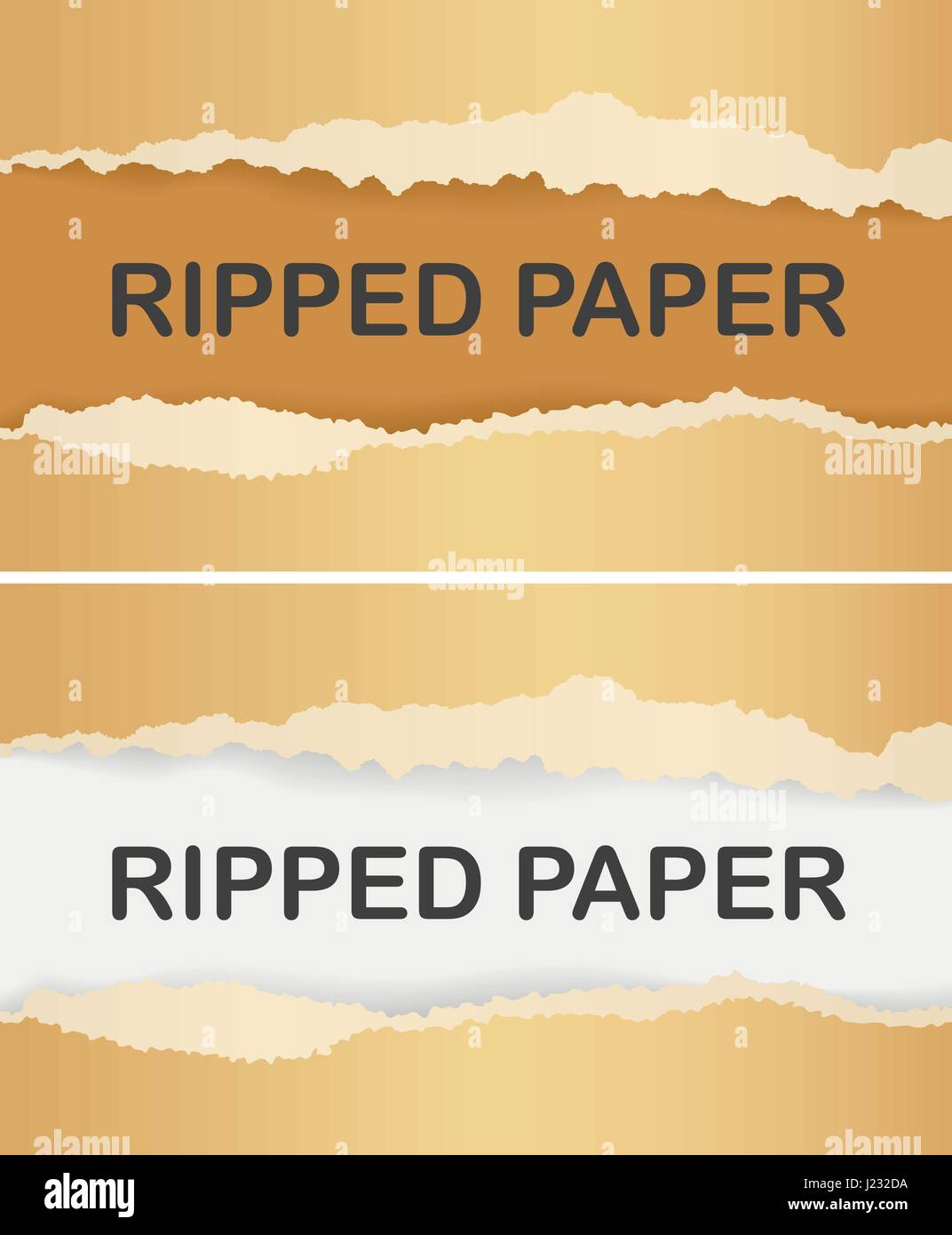 Realistic ripped paper Stock Vector Image & Art - Alamy