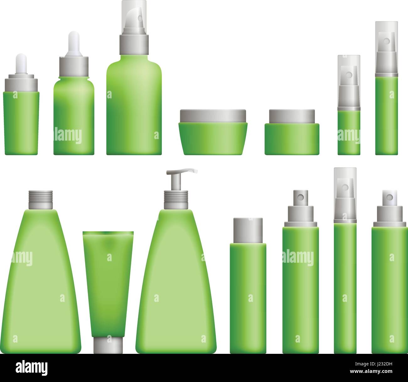 Mock up cosmetic hair Stock Vector Images - Alamy