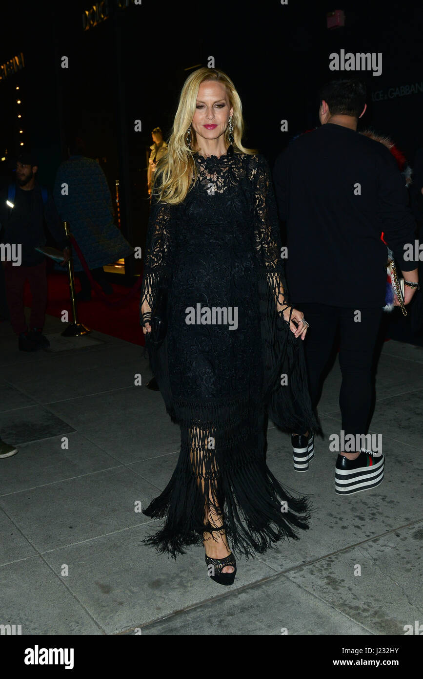 Rachel Zoe and her husband Rodger Berman attending a Dolce & Gabbana ...