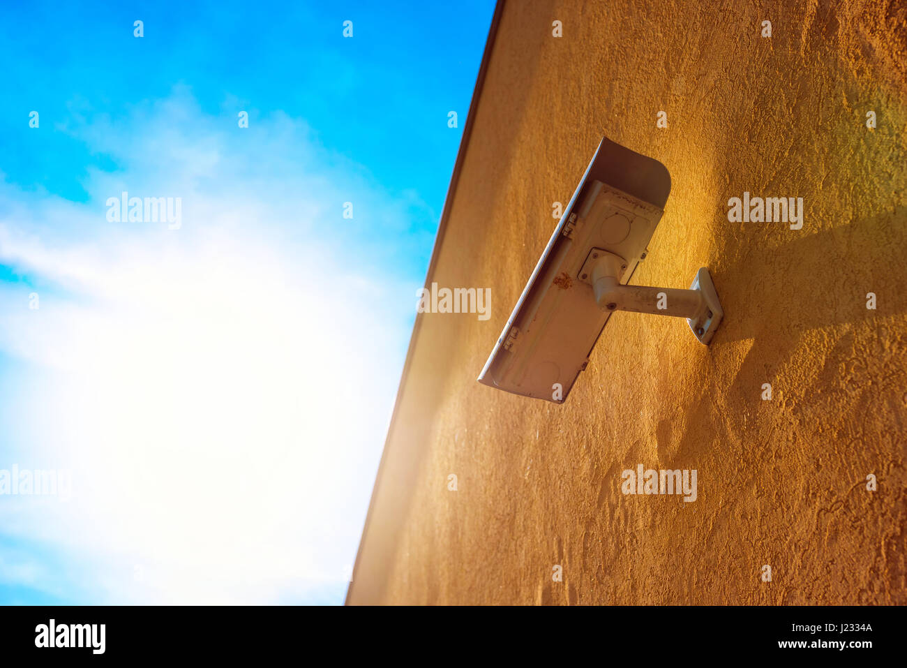 Security camera equipment on hot summer day Stock Photo - Alamy