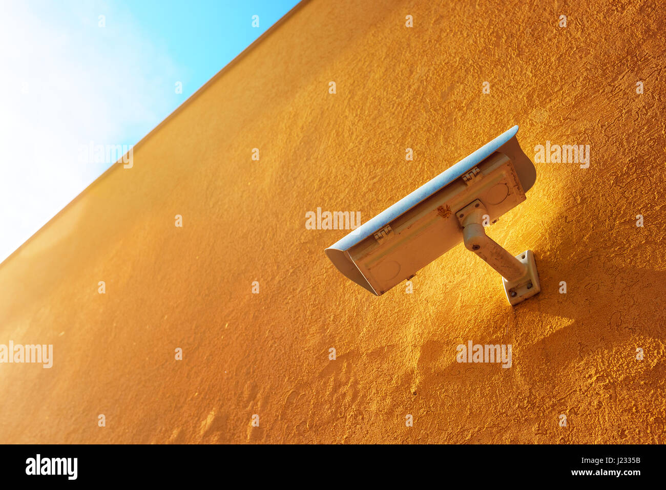 Security camera equipment on hot summer day Stock Photo - Alamy