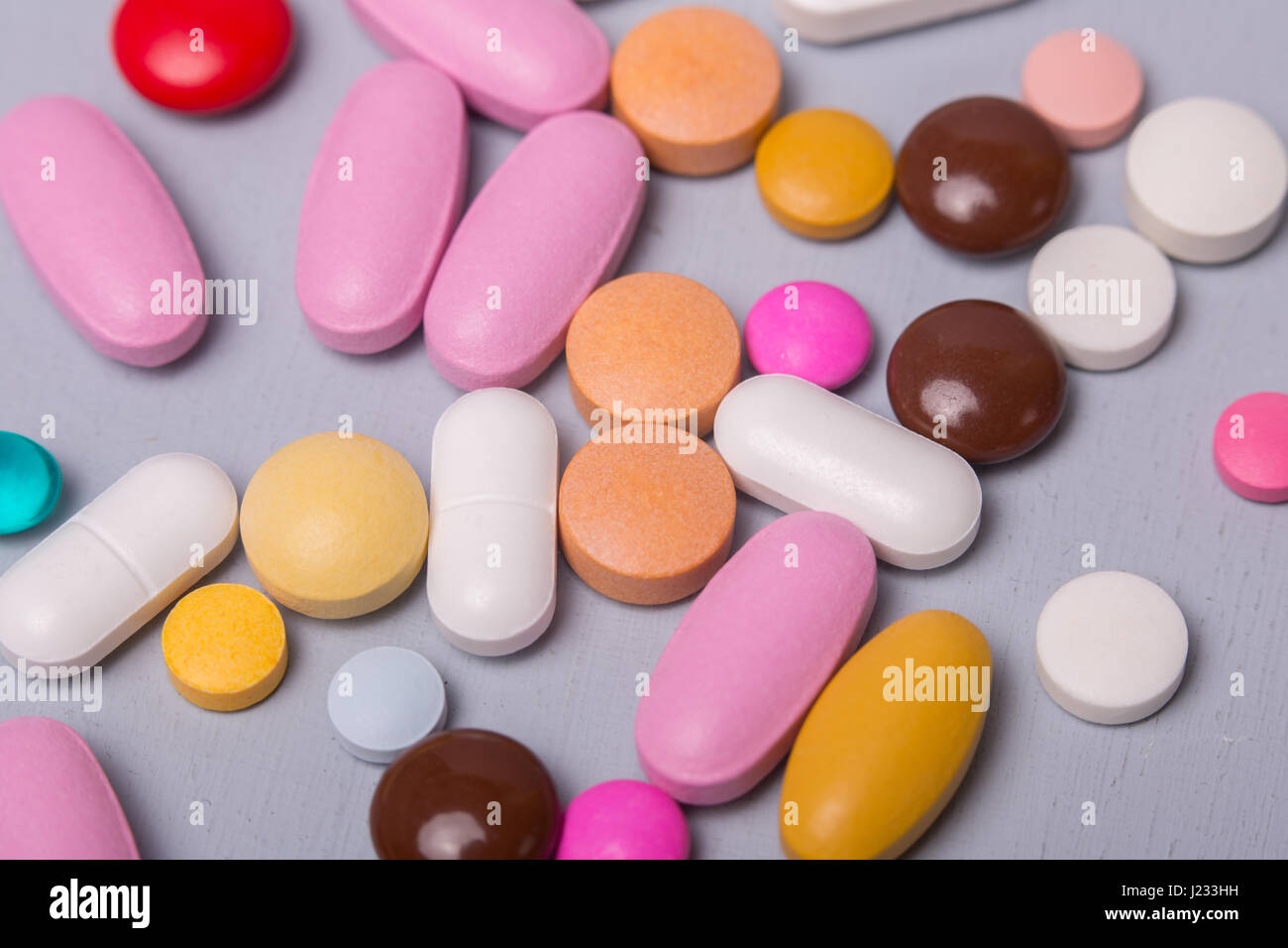 different Tablets pills capsule heap mix therapy drugs Stock Photo - Alamy