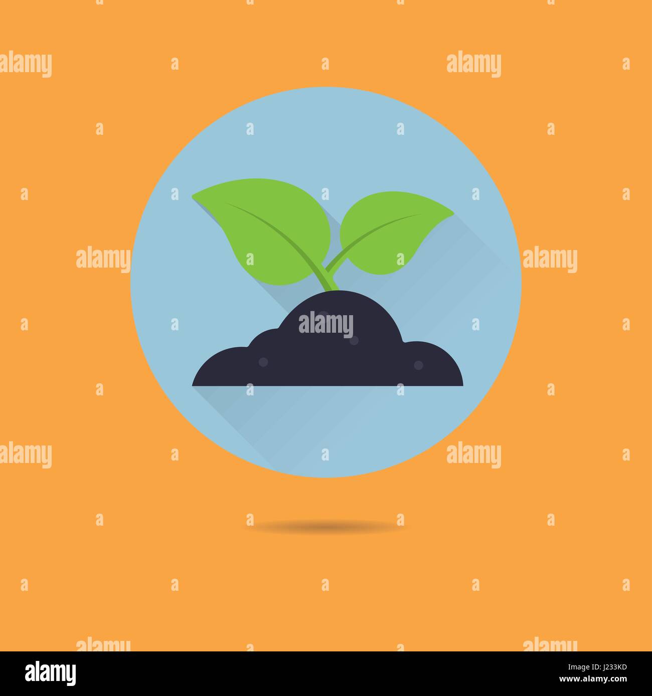 Soil icon flat icon hi-res stock photography and images - Alamy