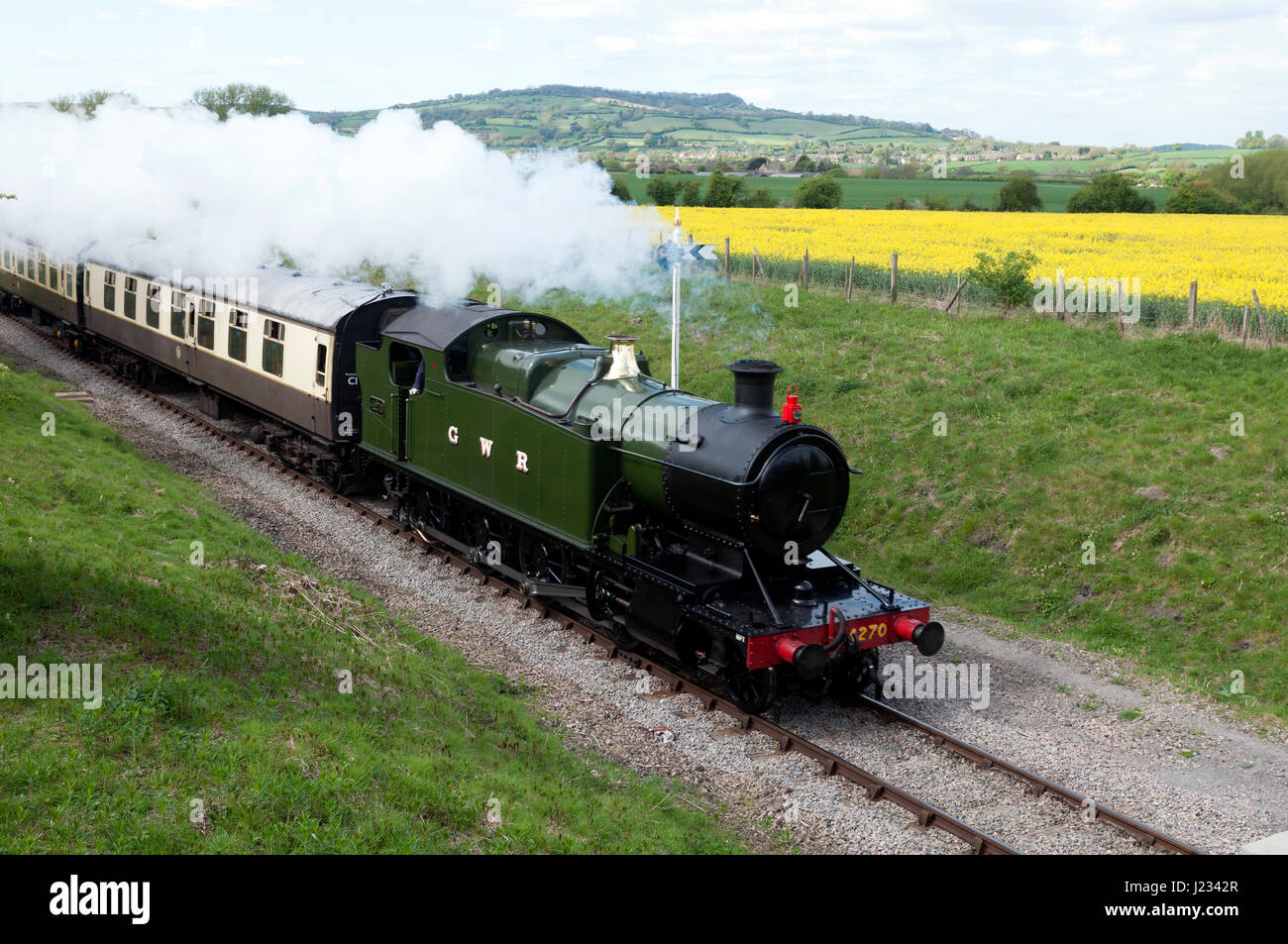 Train Preserved Railway Railways High Resolution Stock Photography and ...