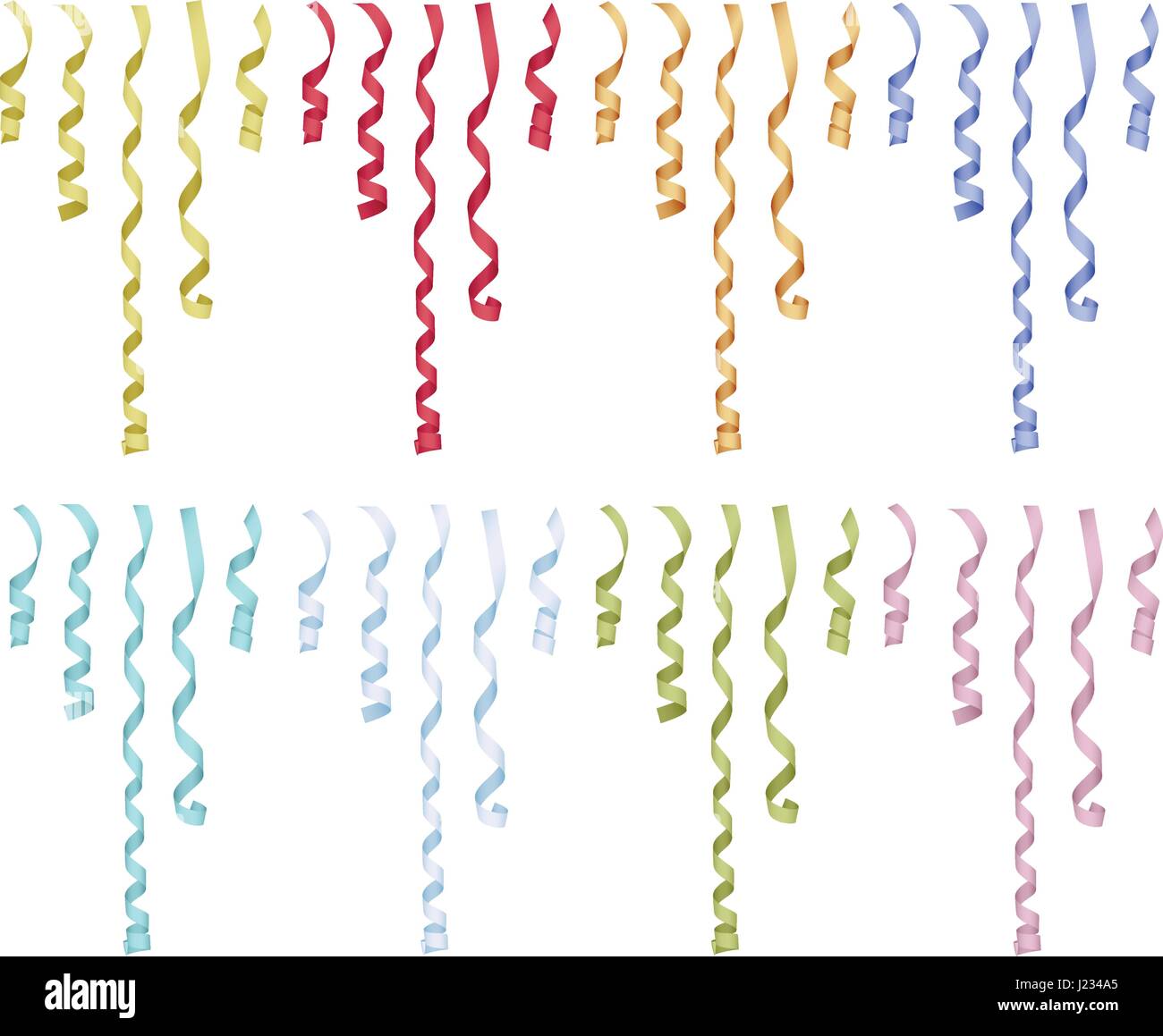 Colorful streamers background Stock Vector Images - Alamy