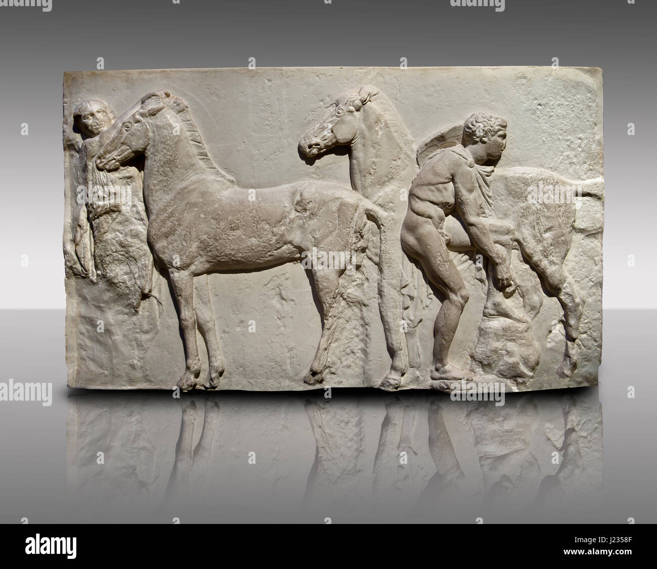 Releif Sculptures from the frieze around the Parthenon Block XV. From ...