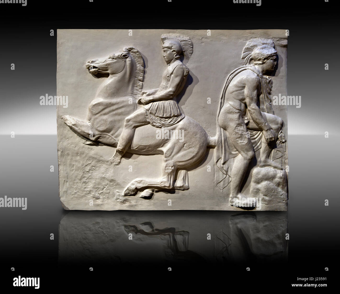 Releif Sculptures from the frieze around the Parthenon Block VI. From ...