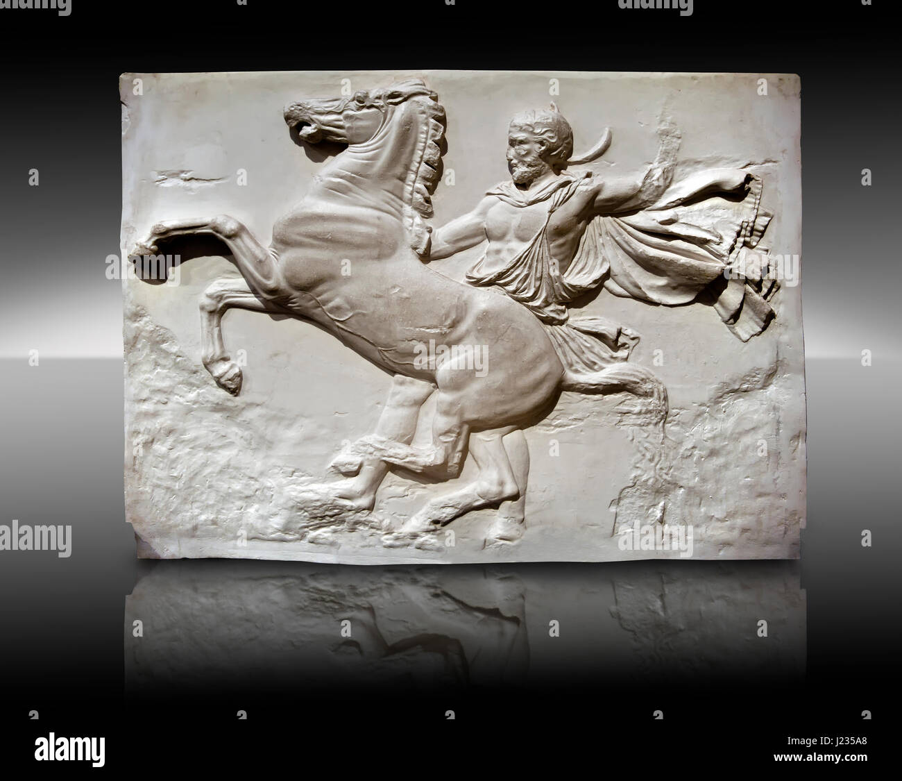 Releif Sculptures from the frieze around the Parthenon Block VIII. From ...