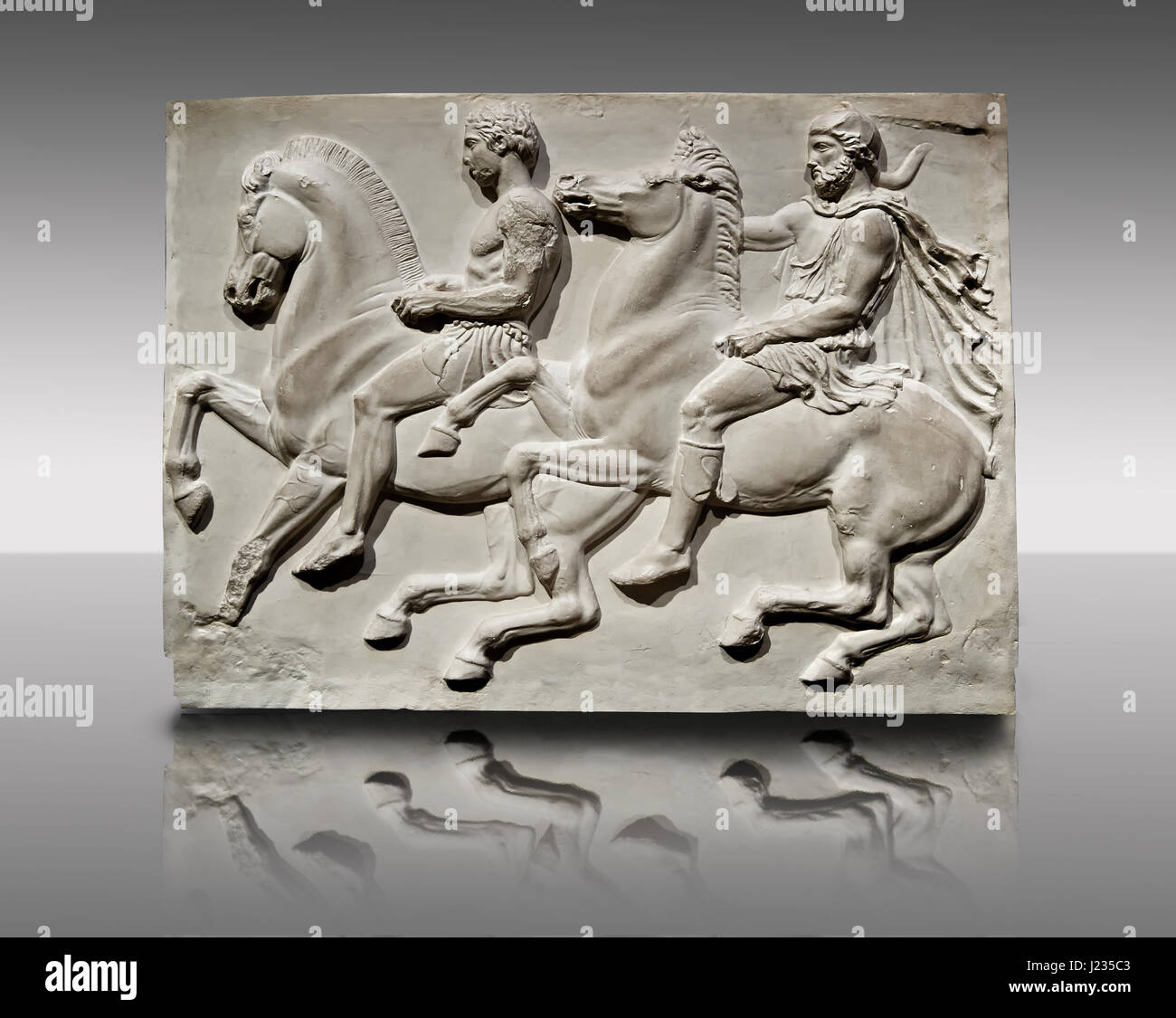 Releif Sculptures from the frieze around the Parthenon Block IV. From ...