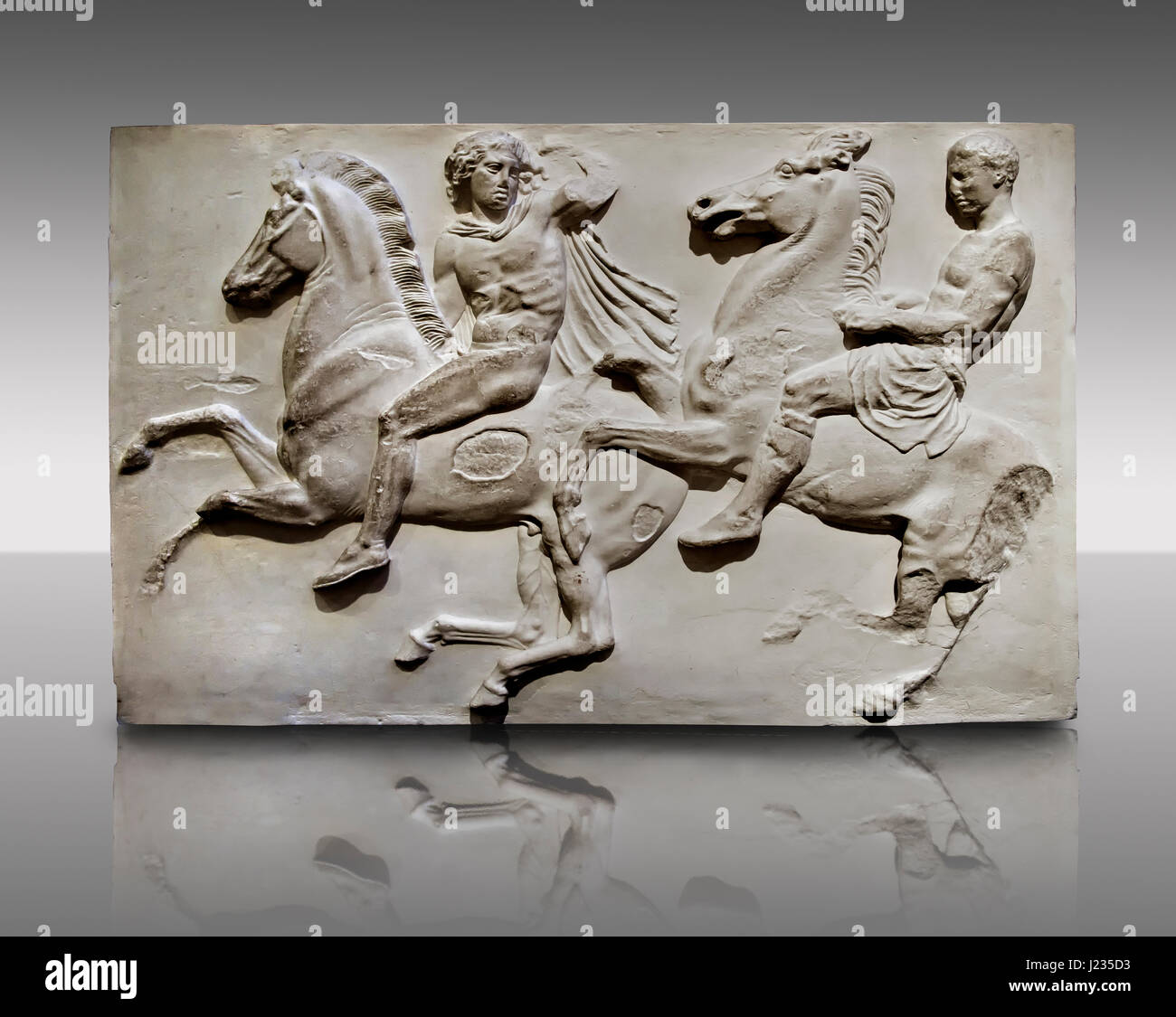 Marble Releif Sculptures from the frieze around the Parthenon Block II ...