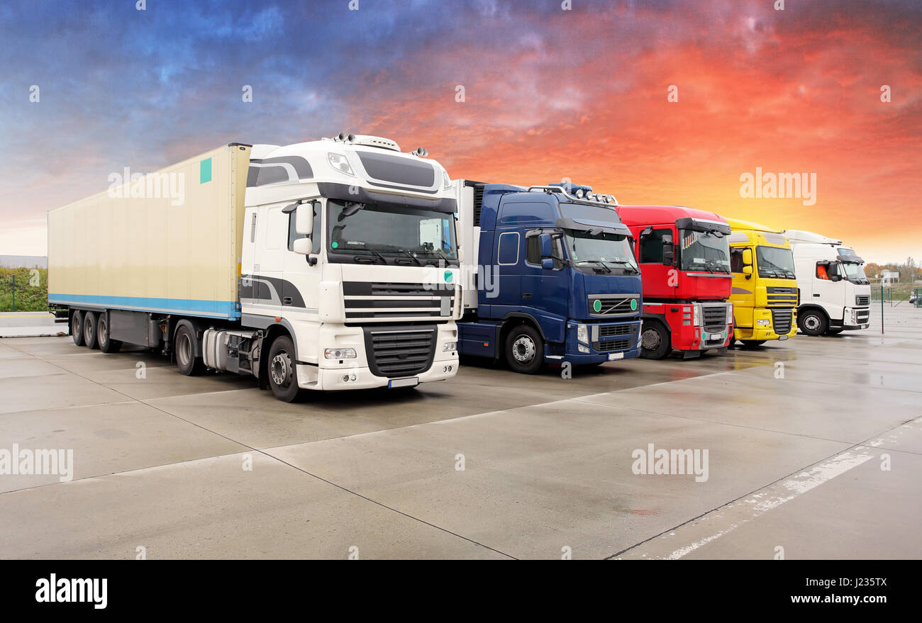 Truck, transportation, Freight cargo transport, Shipping Stock Photo ...
