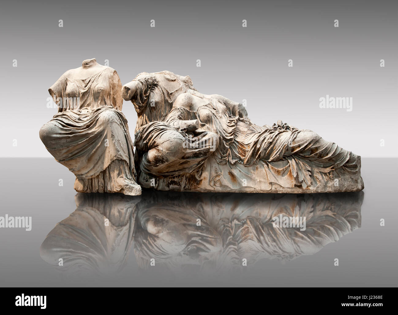 Figures from the East Pediment of the Parthenon, Acropolis Athens. From ...