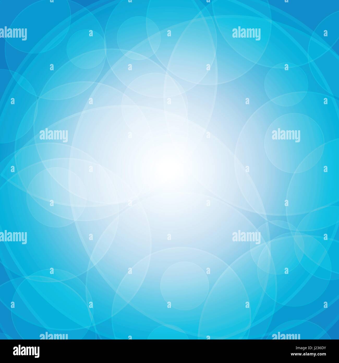 Multi layer of transparent blue circle for abstract graphic design ...