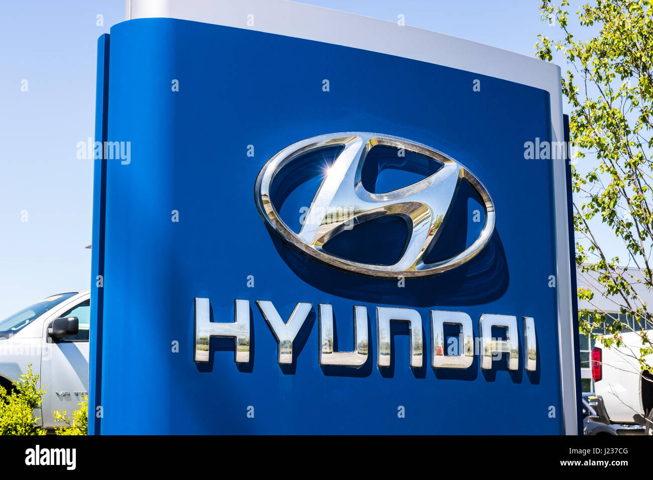 Indianapolis - Circa April 2017: Hyundai Motor Company Dealership ...