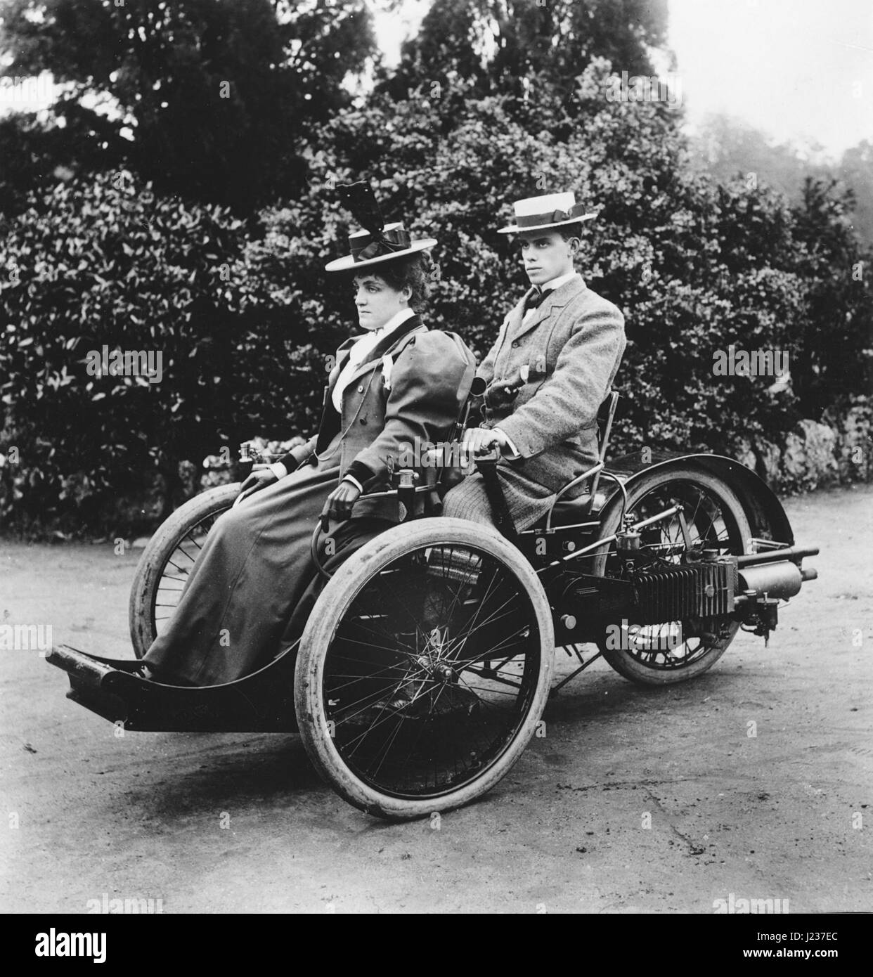 Leon Bollee Cyclecar 1897 Stock Photo - Alamy