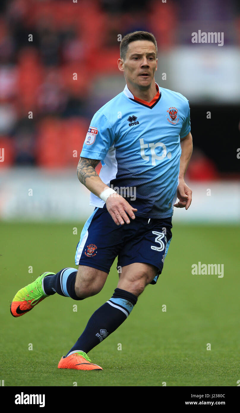 Blackpool's Ian Black Stock Photo - Alamy