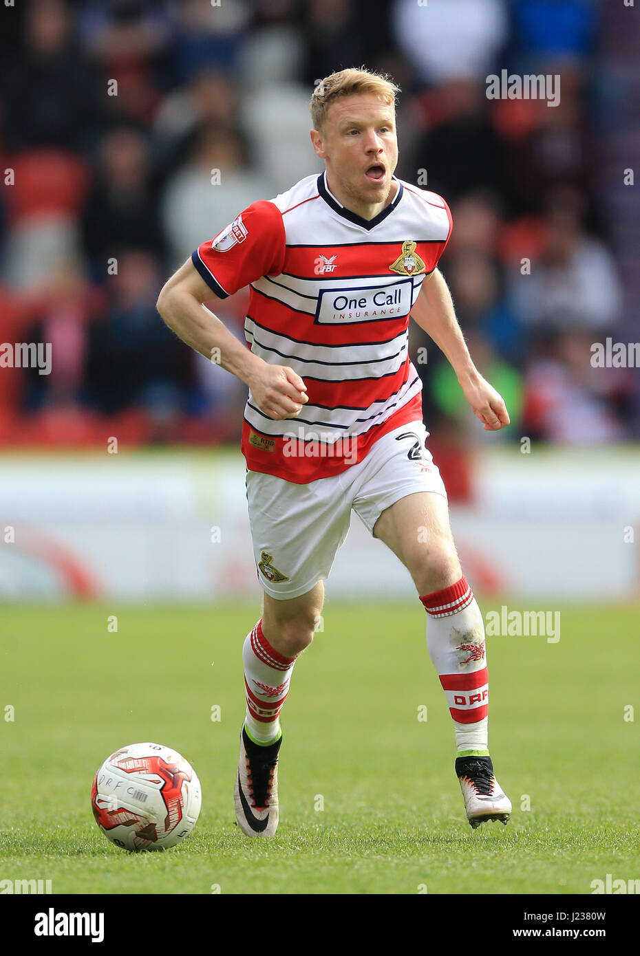 Doncaster Rovers' Craig Alcock Stock Photo - Alamy