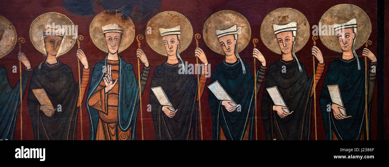 12th century Romanesque Altar front, church of the monastery of St ...