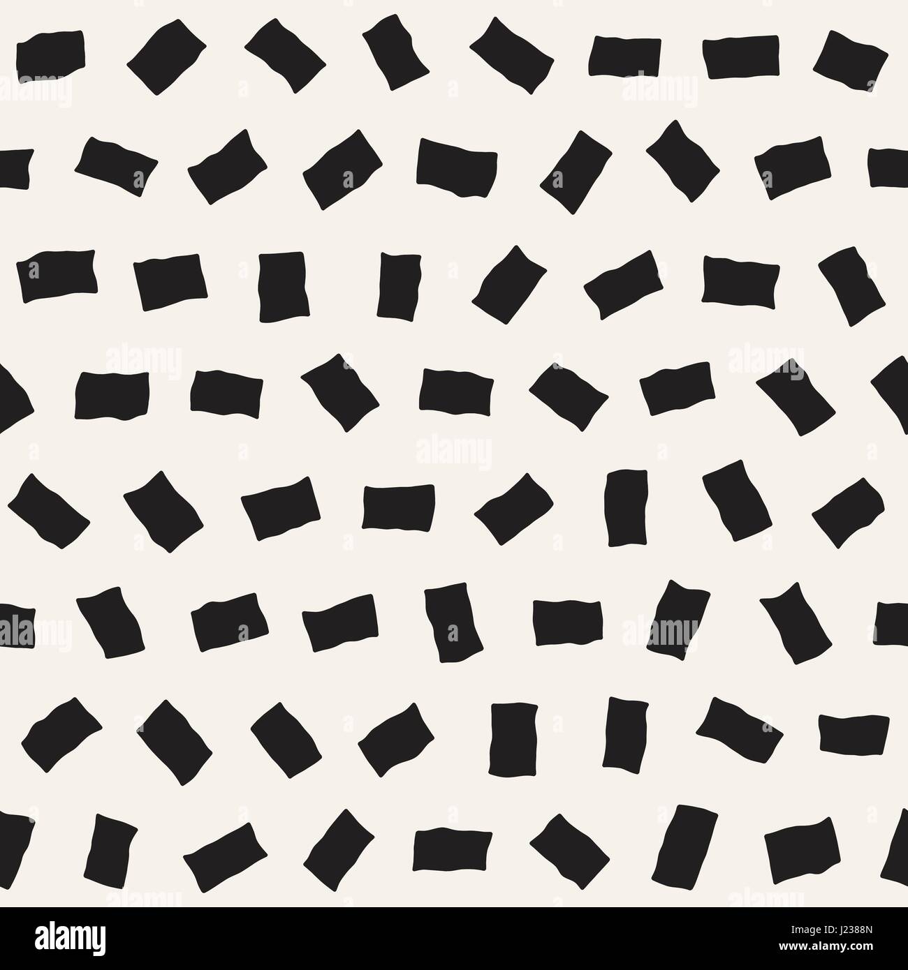 Vector Seamless Pattern. Abstract Background With Scattered Geometric ...