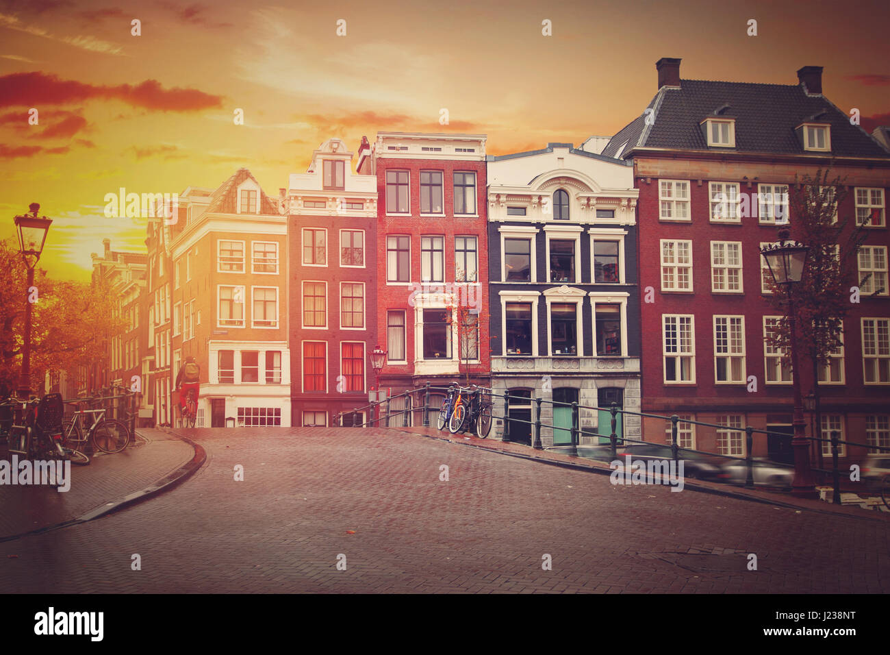 Traditional old buildings in Amsterdam, the Netherlands Stock Photo - Alamy