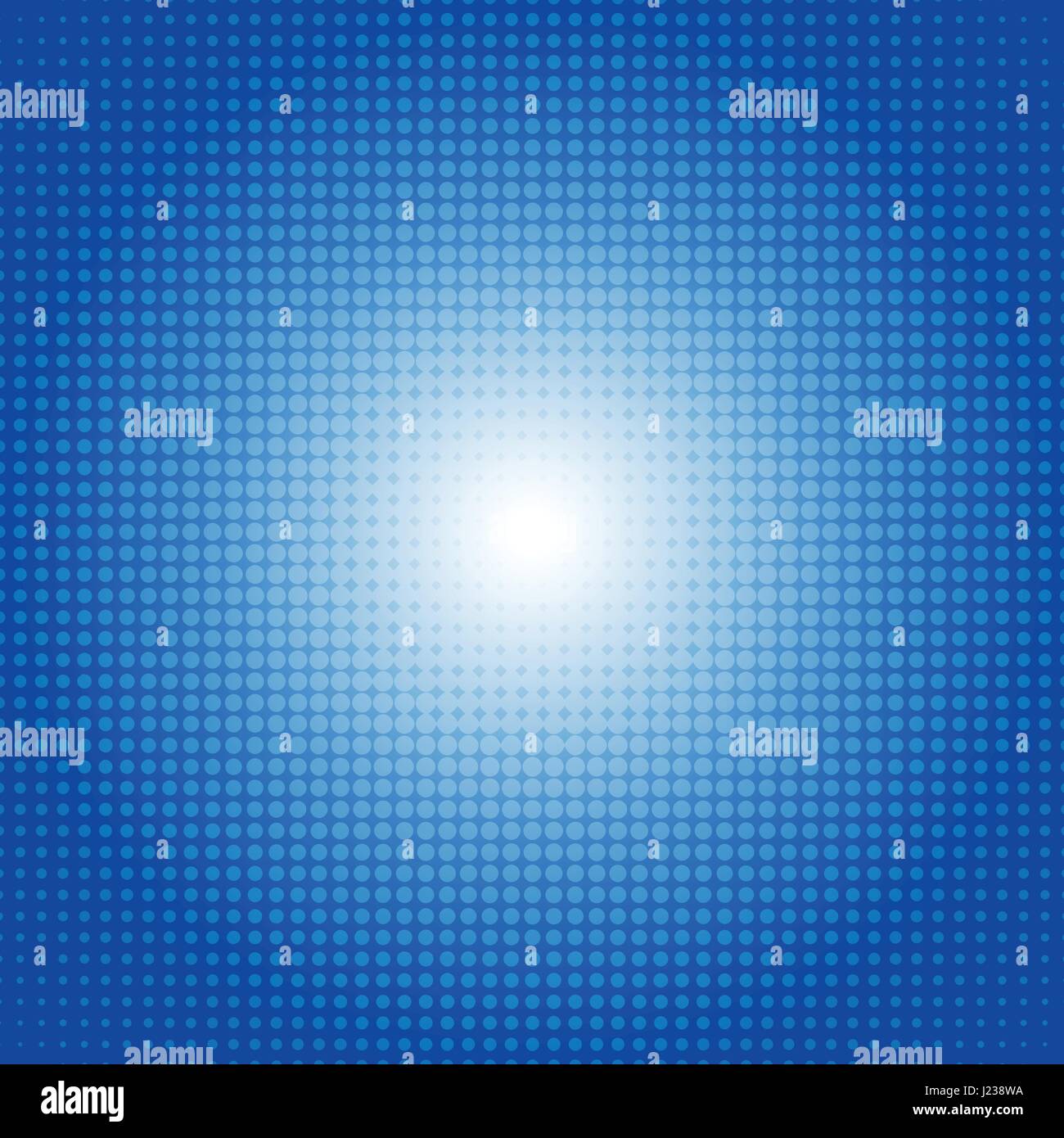 Vector dot gradient blue halftone pattern abstract background concept ...