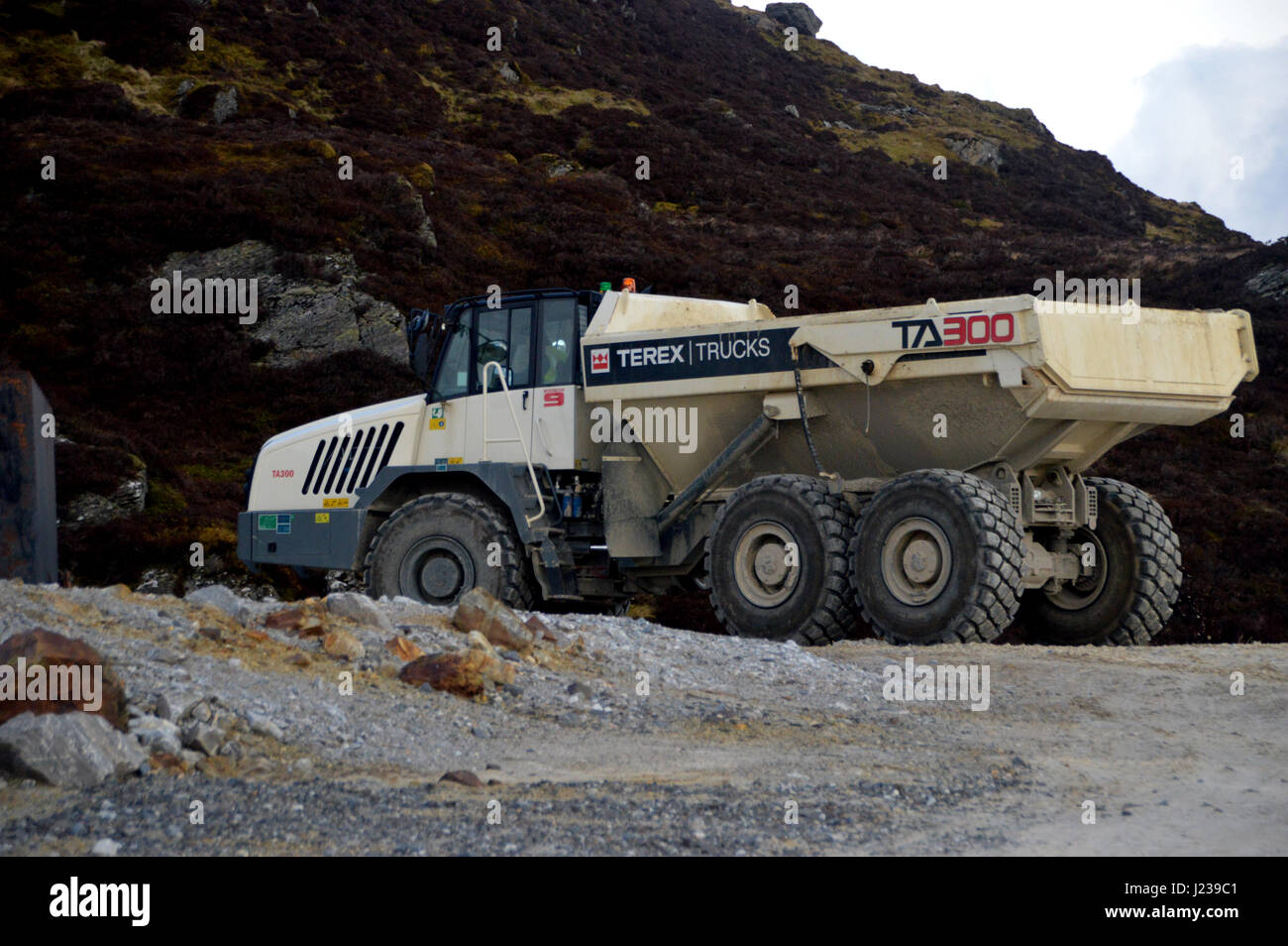 The TA300 Terex Articulated Dump Truck used in Mining Operations at ...
