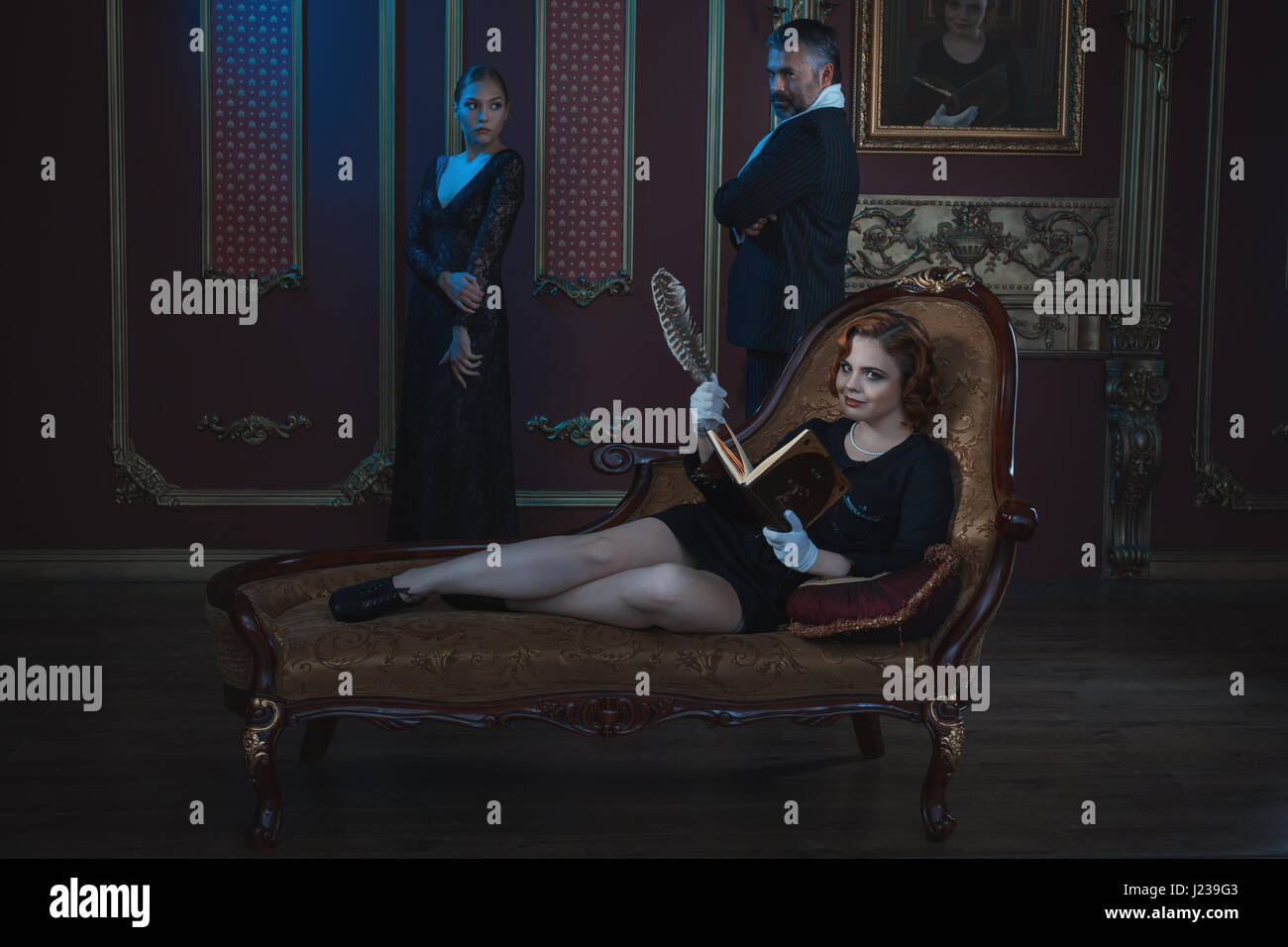 Love triangle women man hi-res stock photography and images - Alamy