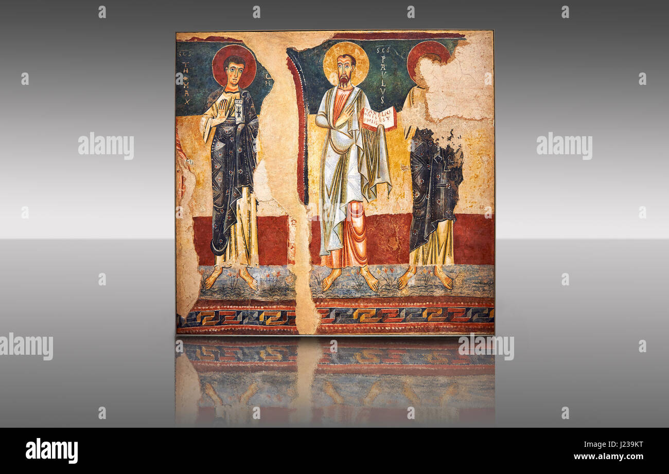 Romanesque mural paintings hi-res stock photography and images - Alamy