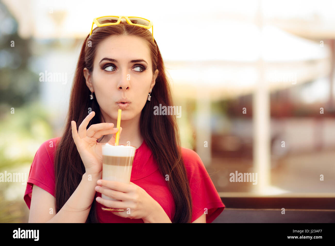 Sipping cream hi-res stock photography and images - Alamy