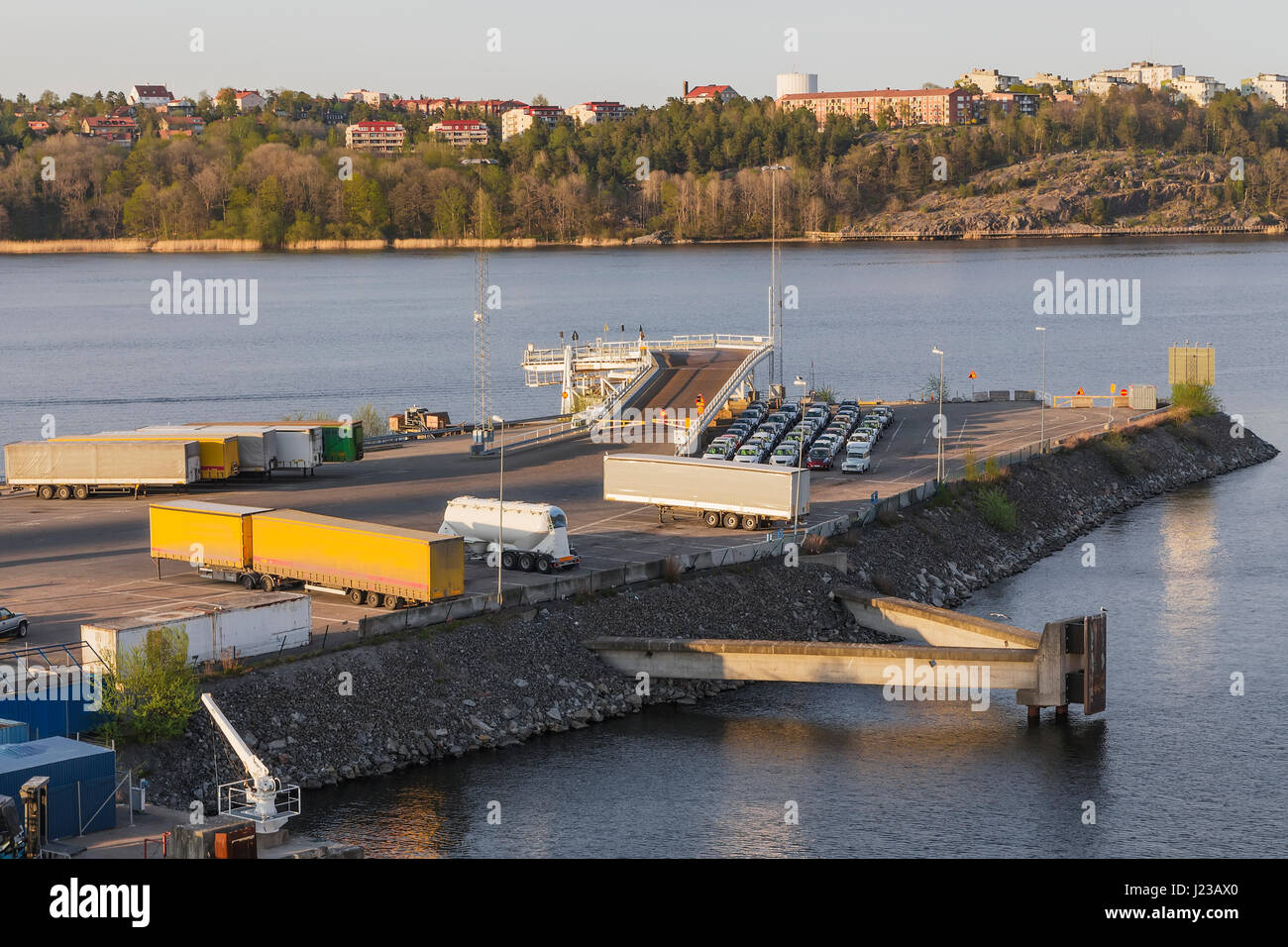 Car ferry loading hi-res stock photography and images - Alamy