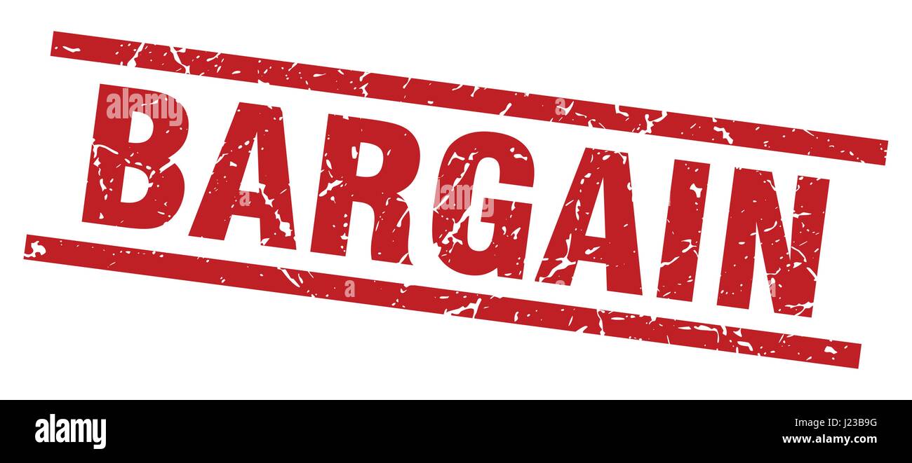 square grunge red bargain stamp Stock Vector Image & Art - Alamy