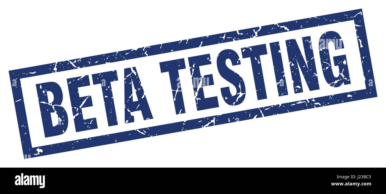 Beta testing stamp hi-res stock photography and images - Alamy