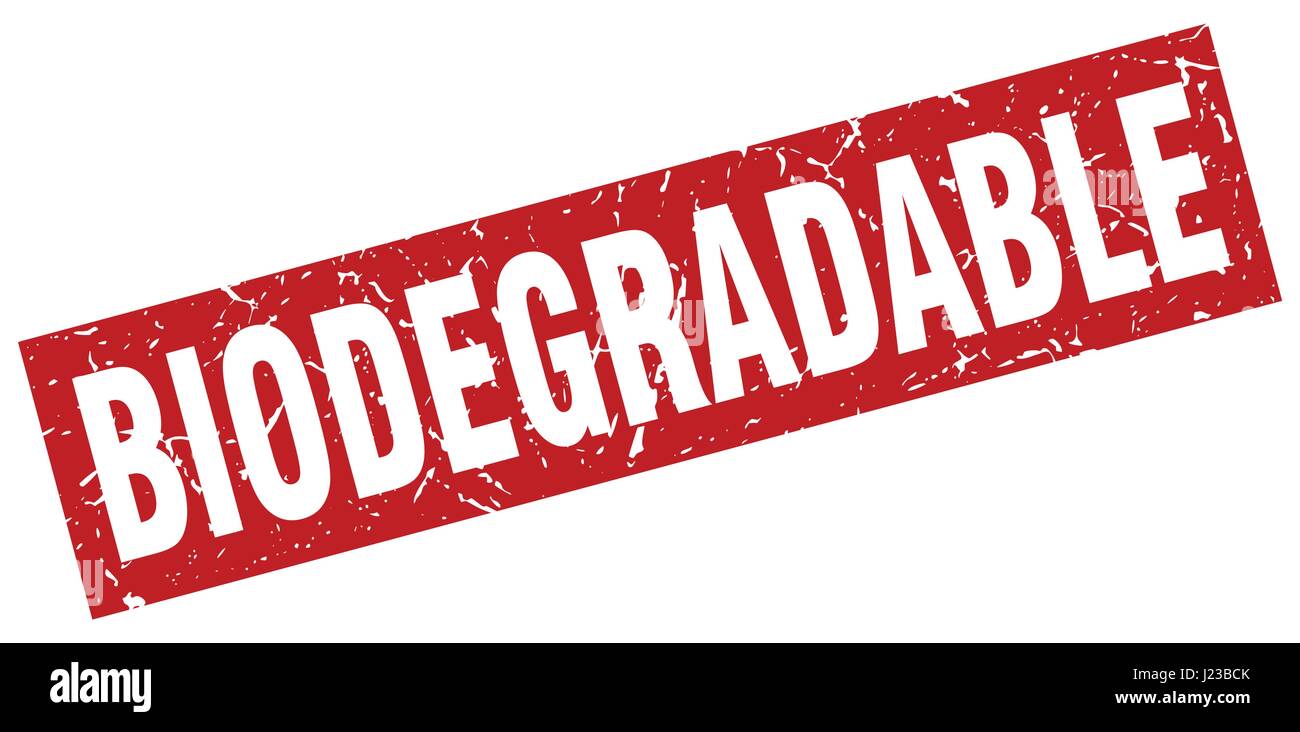 Biodegradable square stamp hi-res stock photography and images - Alamy