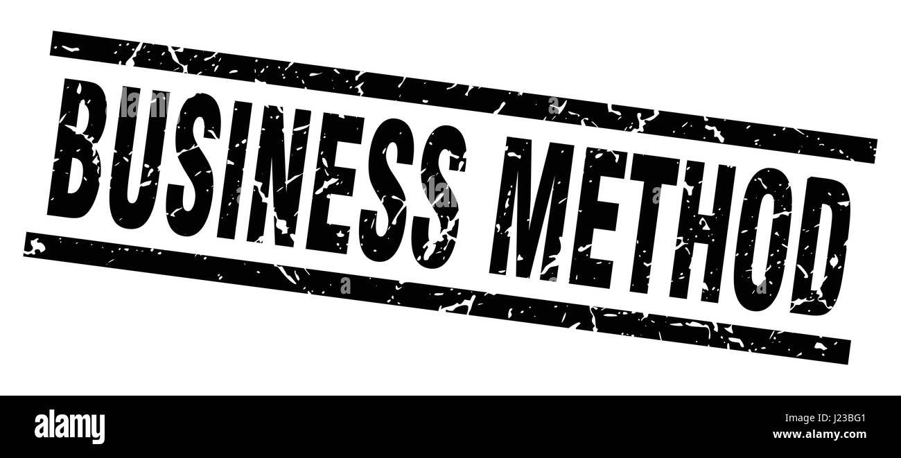 square grunge black business method stamp Stock Vector Image & Art - Alamy