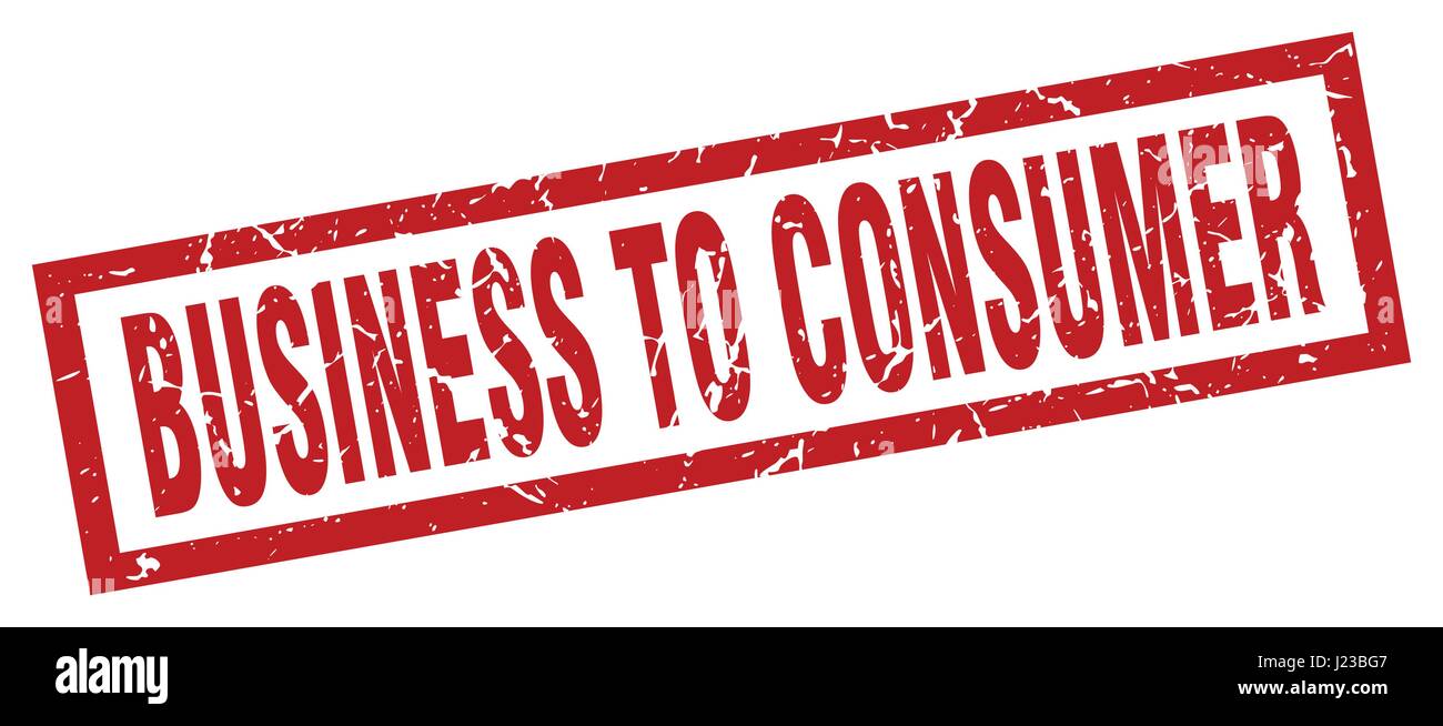 Business consumer square stamp hi-res stock photography and images - Alamy