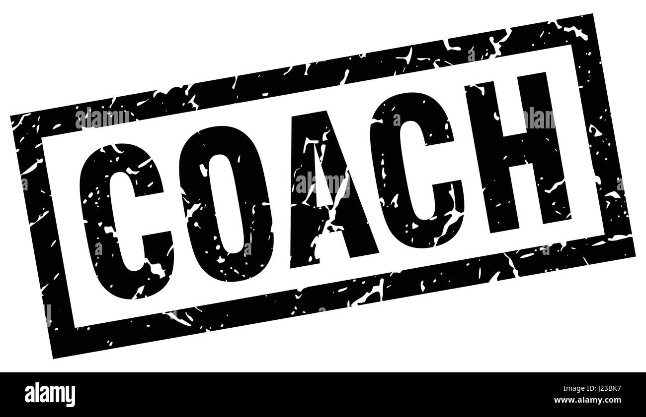 square grunge black coach stamp Stock Vector Image & Art - Alamy