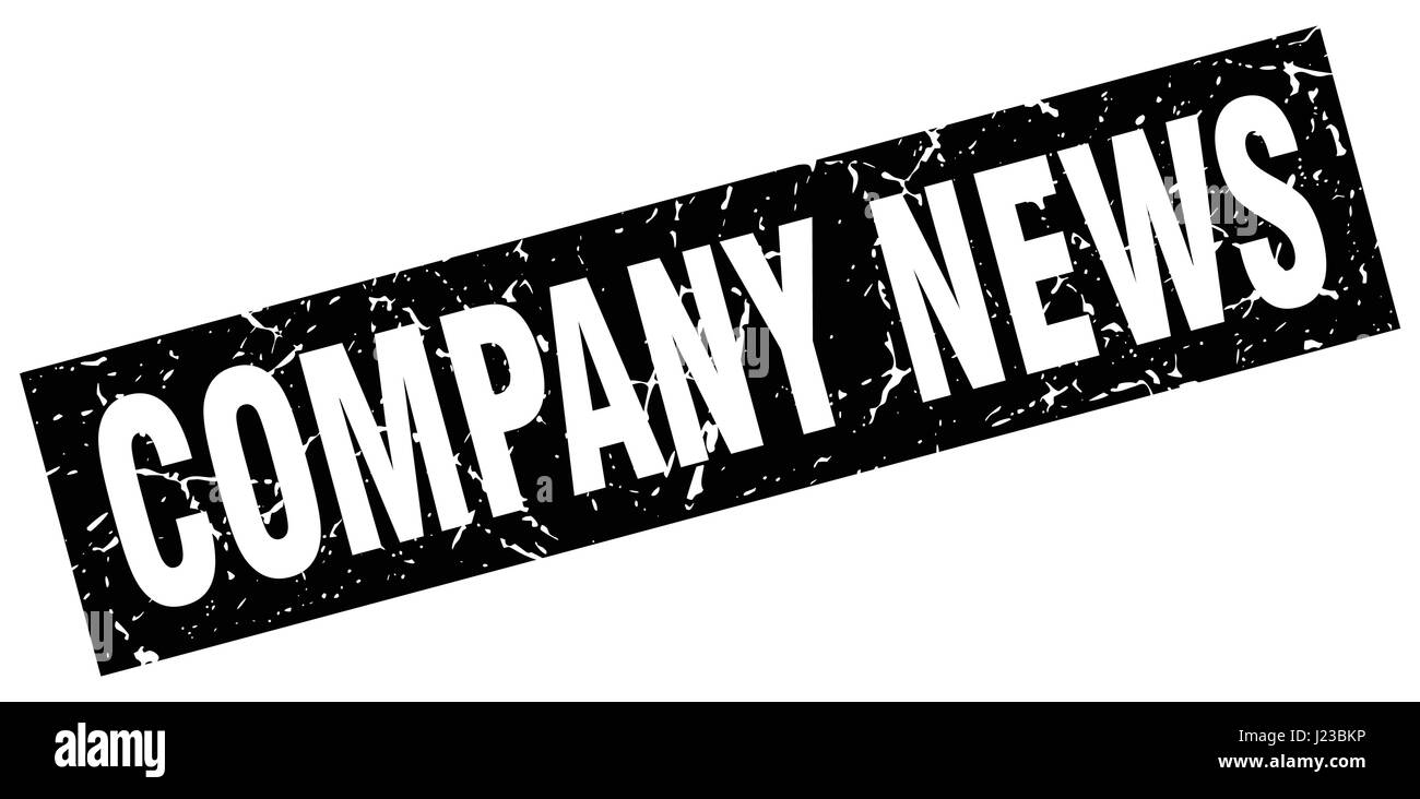 square grunge black company news stamp Stock Vector Image & Art - Alamy
