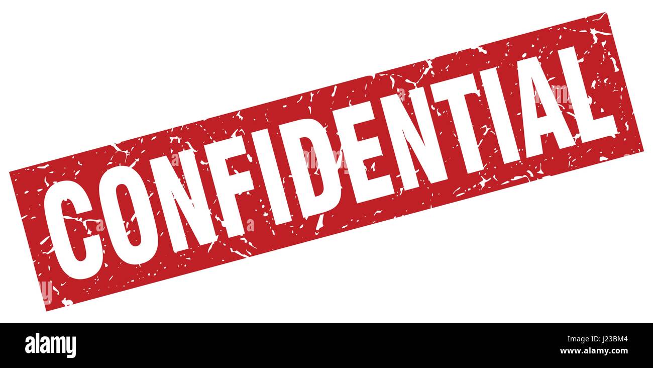 square grunge red confidential stamp Stock Vector Image & Art - Alamy
