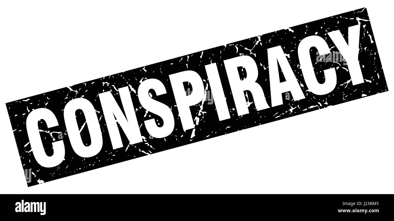 square grunge black conspiracy stamp Stock Vector Image & Art - Alamy