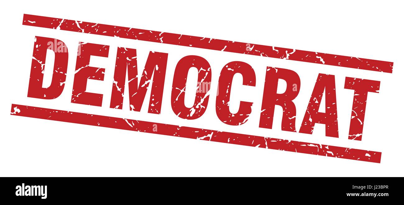 Democrat stamp label square hi-res stock photography and images - Alamy