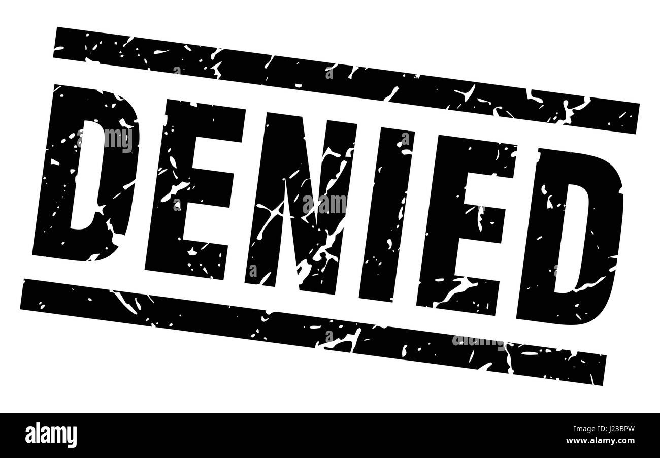 square grunge black denied stamp Stock Vector Image & Art - Alamy
