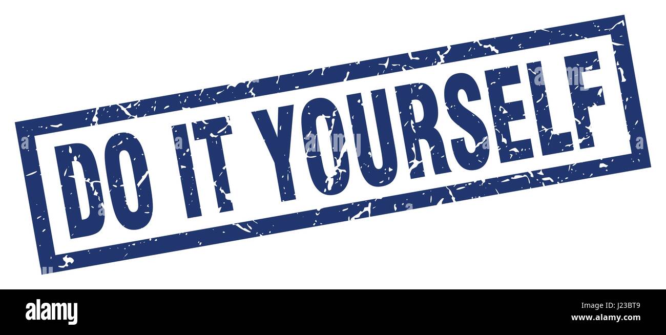 Yourself square stamp grunge Stock Vector Images - Alamy