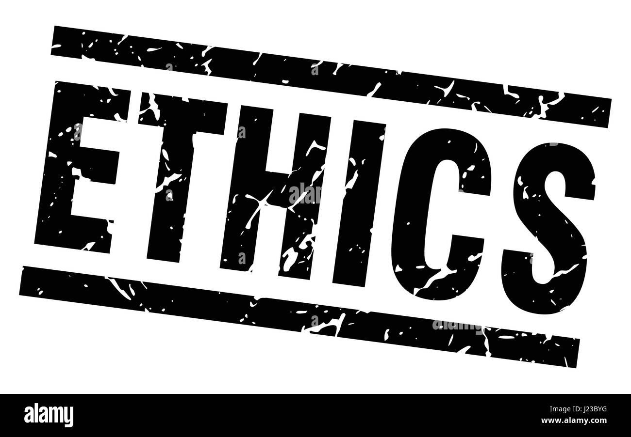 Ethics stamp Black and White Stock Photos & Images - Alamy