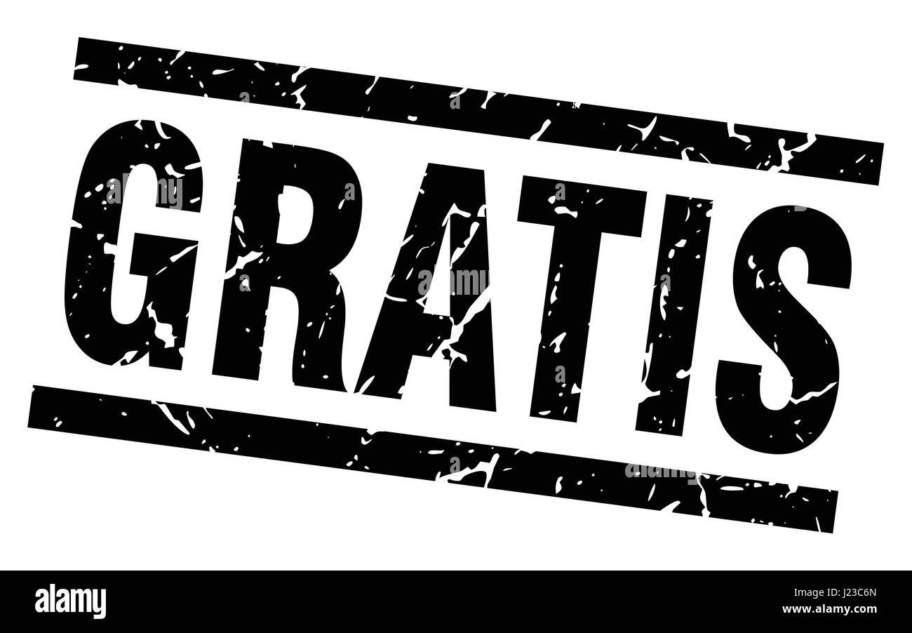 square grunge black gratis stamp Stock Vector Image & Art - Alamy