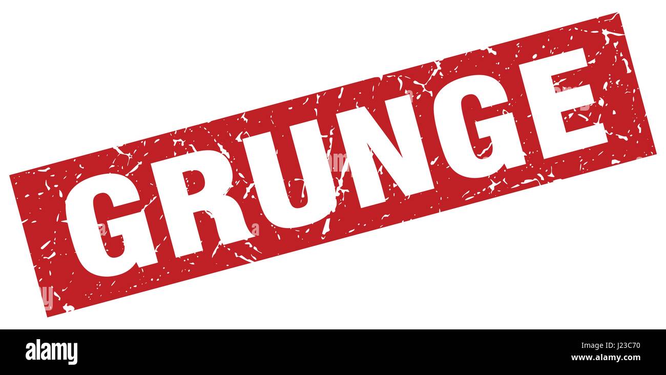 square grunge red grunge stamp Stock Vector Image & Art - Alamy